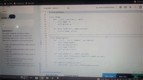 hackerrank python basic certification shopping cart hacker rank
