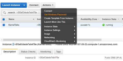 how to connect windows ec2 aws server using rdp kernel