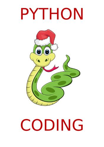python coding christmas pack teaching resources
