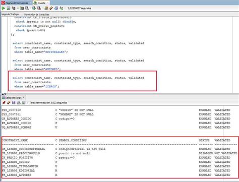 ejercicios resueltos restricciones al crear la tabla oracle 104430