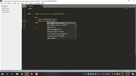 export xml file using php youtube