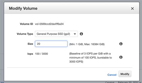 how to increase the disk space of an aws ec2 ubuntu