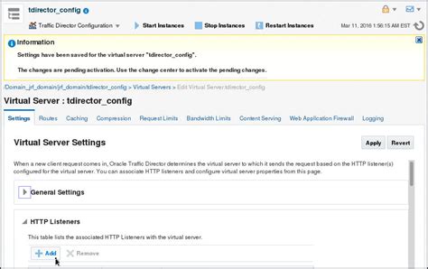 weblogic server 12c 12 2 1 configuring oracle traffic director as a