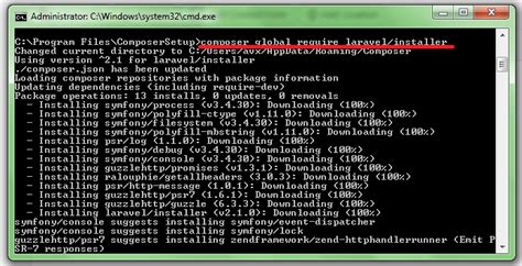 how to setup laravel environment on windows programmer nganggur