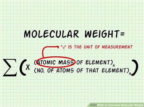 How To Calculate Molecular Weight 6 Steps With Pictures
