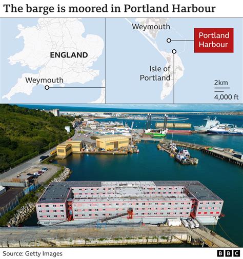 Bibby Stockholm First Asylum Seekers To Board Barge Bbc News