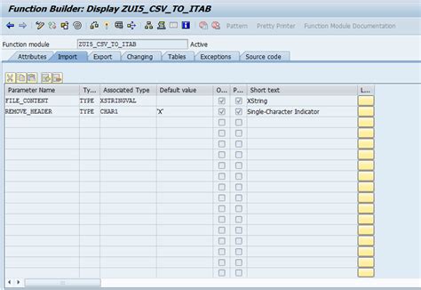 convert xstring of csv to internal table for mass actions sap blogs