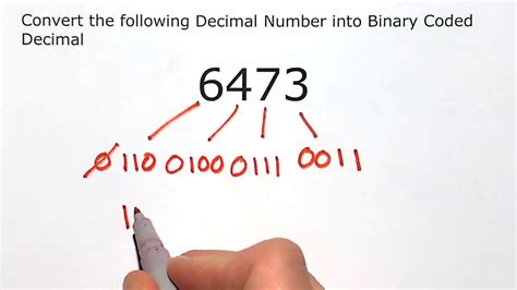 convert from decimal to binary coded decimal bcd youtube
