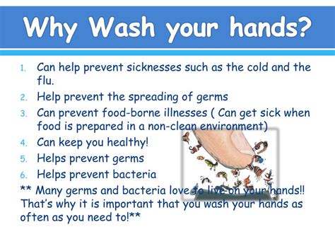 Why We Wash Our Hands