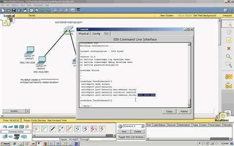 switchport port security mac address sticky ccna youtube
