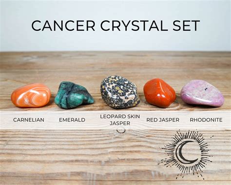 Cancer Zodiac Crystal Set Crystals For Cancer Zodiac Etsy