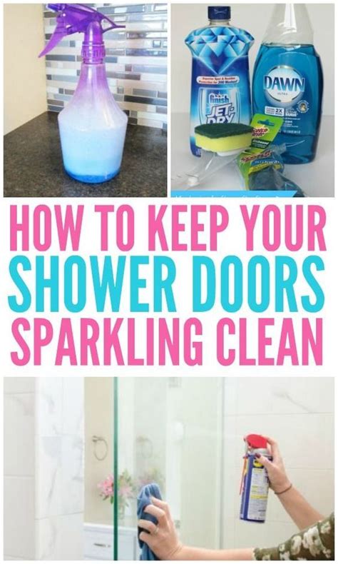 How To Clean Glass Shower Doors Cleaning Hacks House Cleaning Tips