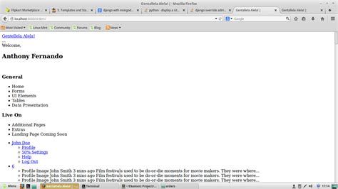 python display a site admin template django stack overflow