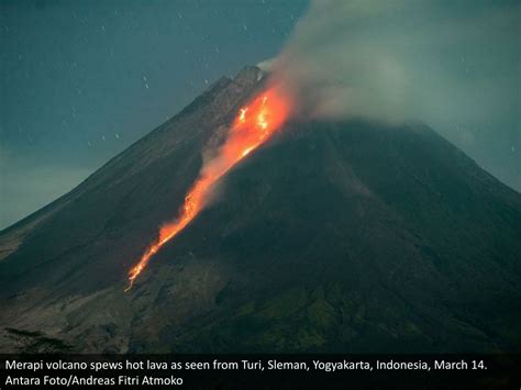 Ppt Indonesias Mount Merapi Erupts Spews Clouds Of Ash Powerpoint