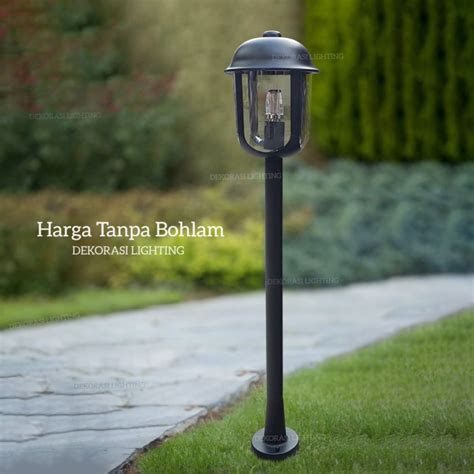 Jual Lampu Standing Minimalis 100cm Stand Lamp Waterproof Outdoor Taman