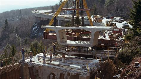 portrait of the past linn cove viaduct built 1983