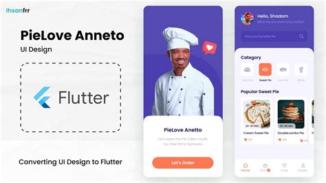 pielove anneto flutter app converting ui design to flutter speed