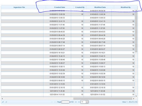 jquery how to add separate column in header for vertical scrolling in