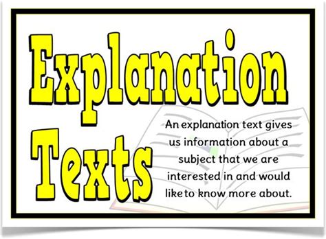 Explanation Texts Treetop Displays A Display Of 9 A4 Posters