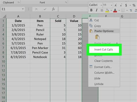 how to move columns in excel reposition in windows or macos