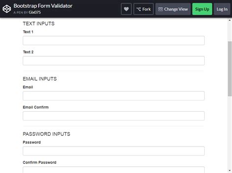 20 free bootstrap form validation to use on your website colorlib