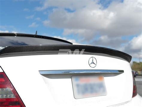 Mercedes W204 Dtm Carbon Fiber Trunk Spoiler C250 C300 C350 C63 Sedan
