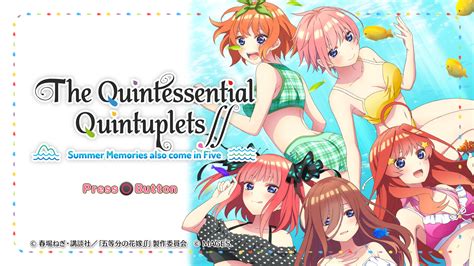 [eng] The Quintessential Quintuplets ∬ Summer Memories Ryuugames