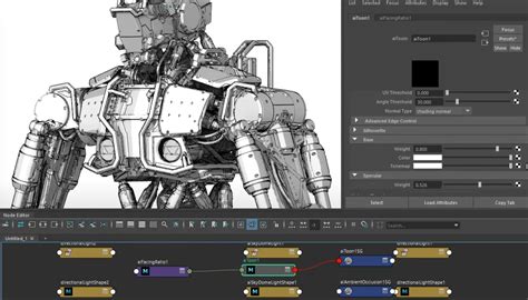 how to create robot toon shader in arnold 3dart