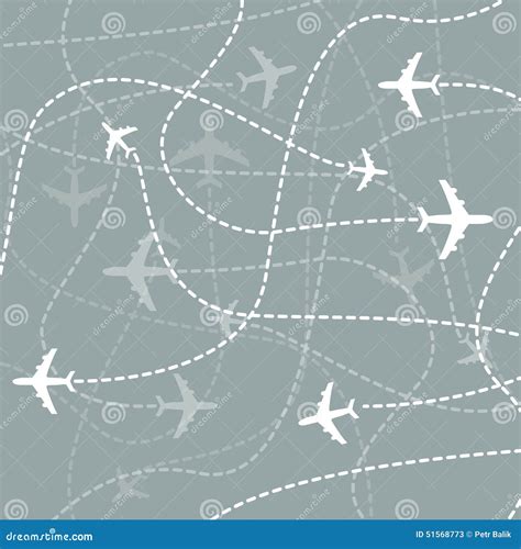 Airplanes On World Map Airline Flight Routes And Airport Travel And