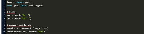 convert mp3 to wav python code example