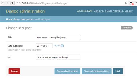 how to create a slugfield in django
