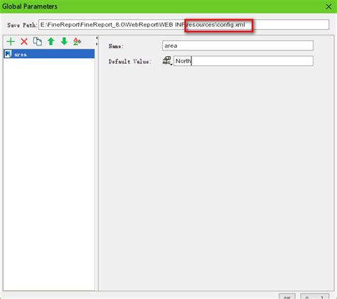 what is global parameter finereport