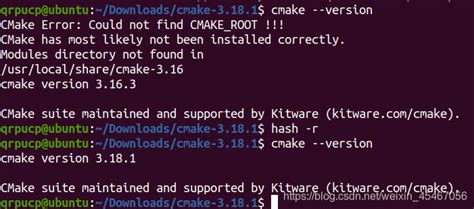 更新cmake后出现cmake error could not find cmake root错误 qrpucp的博客 csdn博客
