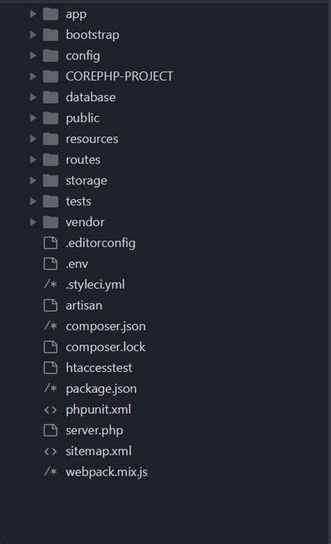 access core php folder inside a laravel 8 project stack overflow