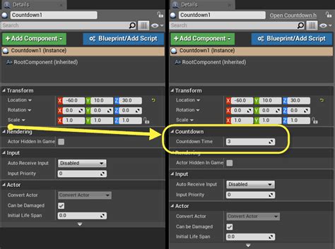 variables timers and events unreal engine documentation