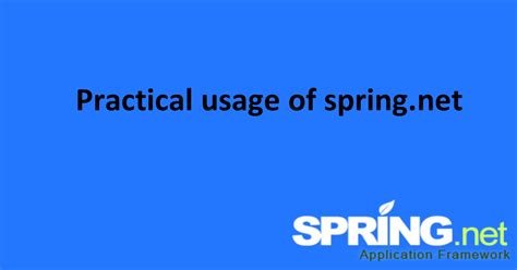 introduction to spring an open source framework practical