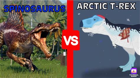 Spinosaurus Vs Arctic T Rex Dinosaur Carnivore Tournament [s1e24