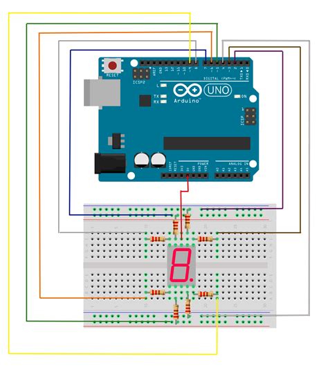 arduino utilizando o display de 7 segmentos um dígito blog