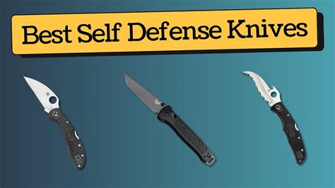 Best Self Defense Knives [2023 Review And Guide] Youtube