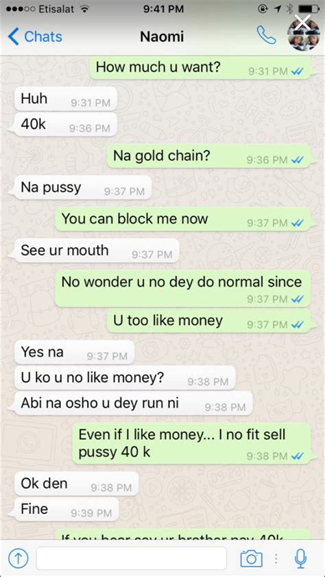 naija guy shares whatsapp conversation after a lady ask