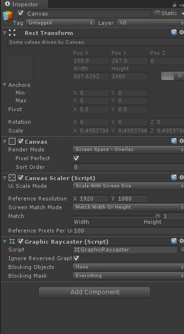 unity 5e animating ui with different resolutions unity answers
