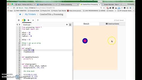 python processing with trinket youtube