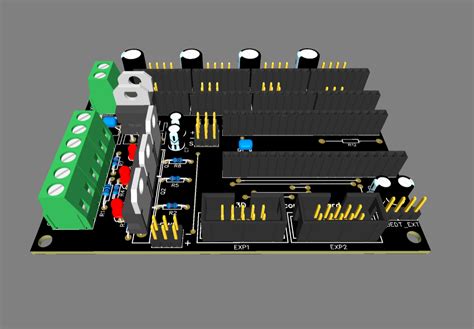 stm32f103 bluepill 3d printer control board easyeda open source