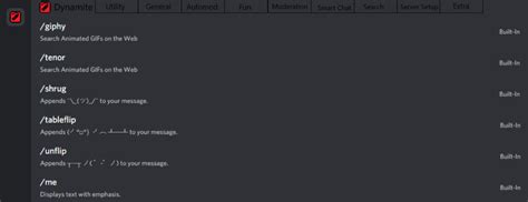 slash command categories discord