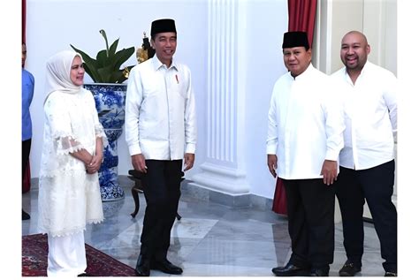 Lebaran Kedua Prabowo Sarapan Bareng Jokowi Di Istana Negara
