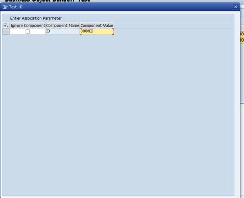 creating association and parameterized association using bobf t code