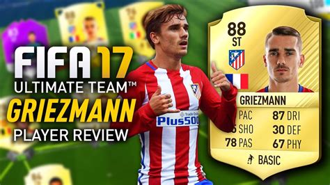 Fifa 17 Antoine Griezmann 88 Player Review Fifa 17 Ultimate Team