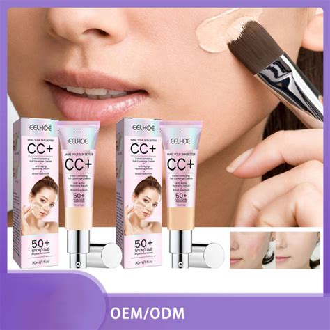 Eelhoe Sunscreen Spf 50 Cc Cream Natural Concealer Sweatproof