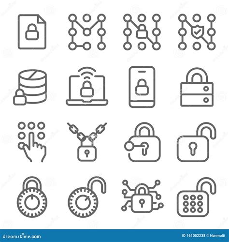 illustration of encryption and decryption technology background