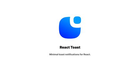 github moharnadreza react toast minimal toast notifications for react